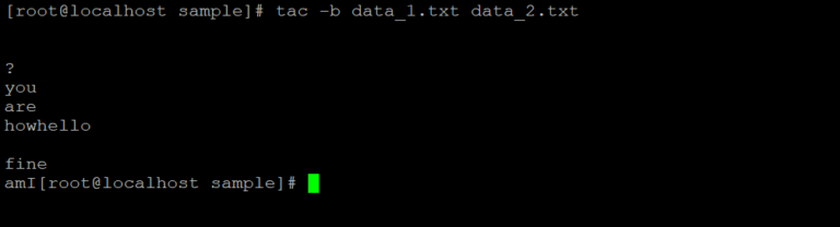 Linux tac | How does Linux Tac Command Work with Examples