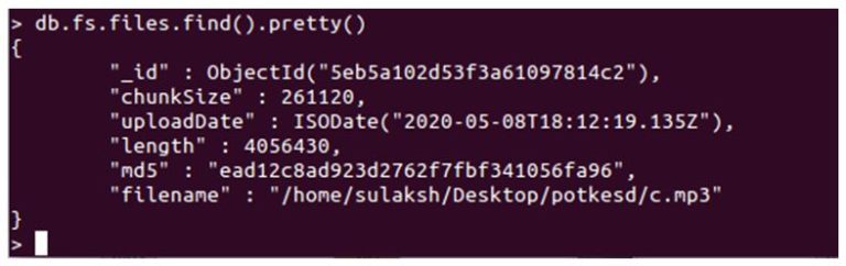 MongoDB GridFS | How GridFS works in MongoDB with Sample Code