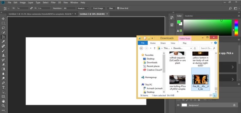 Photoshop Cinemagraph | Creating Cinema Effects for Steady Images