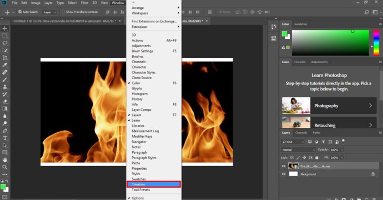 Photoshop Cinemagraph | Creating Cinema Effects for Steady Images
