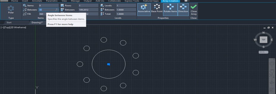 Polar Array In AutoCAD Tutorials To Use Array Command In AutoCAD