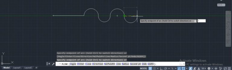 Polyline in AutoCAD | Learning Parameters of Polyline for creating Shapes