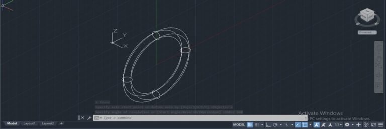 Revolve in AutoCAD | Creating 3D Object using Parameters of Revolve