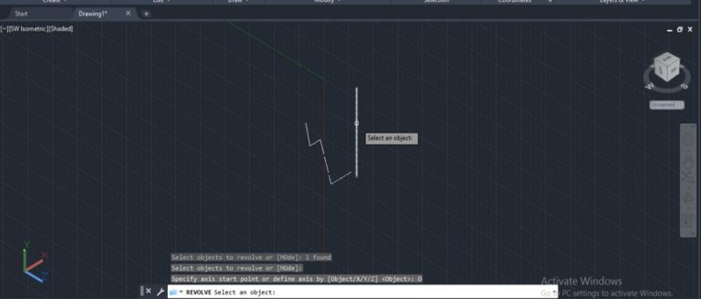 Revolve in AutoCAD | Creating 3D Object using Parameters of Revolve