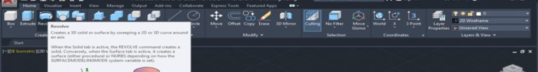 Revolve in AutoCAD | Creating 3D Object using Parameters of Revolve