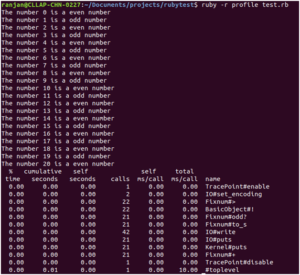 Ruby Profiler | How Does the Ruby Profiler Work? ( Examples)