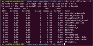 Ruby Profiler | How Does the Ruby Profiler Work? ( Examples)