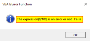 VBA IsError | How to Use IsError Function in Excel VBA?