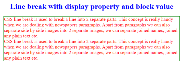 CSS Line Break How Does Line Break In C Works With Examples 