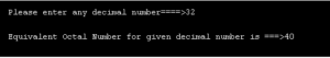 Decimal to Octal in C | Learn the Conversion of Binary to Octal in C