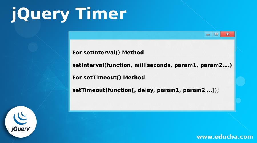JQuery Timer Guide To Implementation Of JQuery Timer With Examples