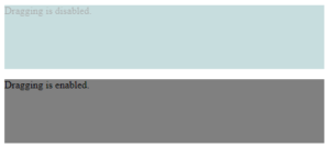 jQuery draggable() | Examples on jQuery draggable() HTML Element