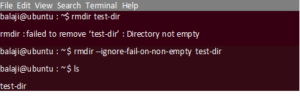rmdir command in Linux | Know the Difference Between rmdir and rm –r