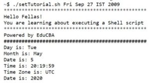 Shell Script Set | What is Shell Script Set with Examples