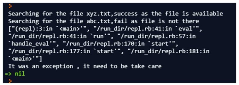 try catch in Ruby | How try-catch works in Ruby with Examples
