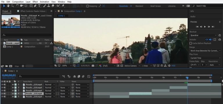 After Effects Split Clip | Steps to create Split Clip in After Effects