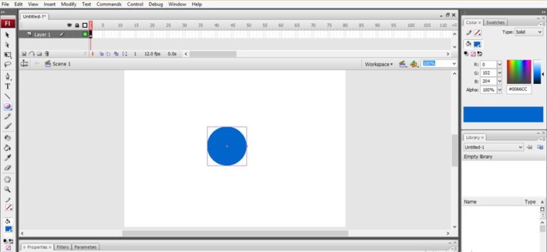 Animation in Adobe Flash | How to Create Animation in Flash?
