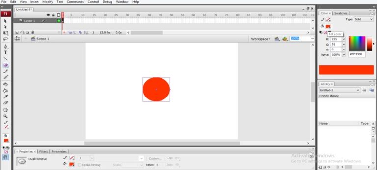 Animation in Adobe Flash | How to Create Animation in Flash?