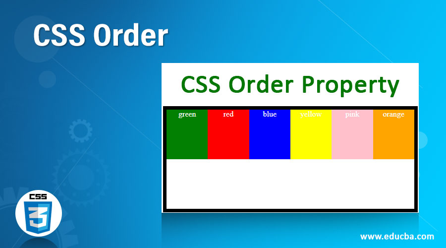 CSS Order How Does CSS Order Work With Examples 