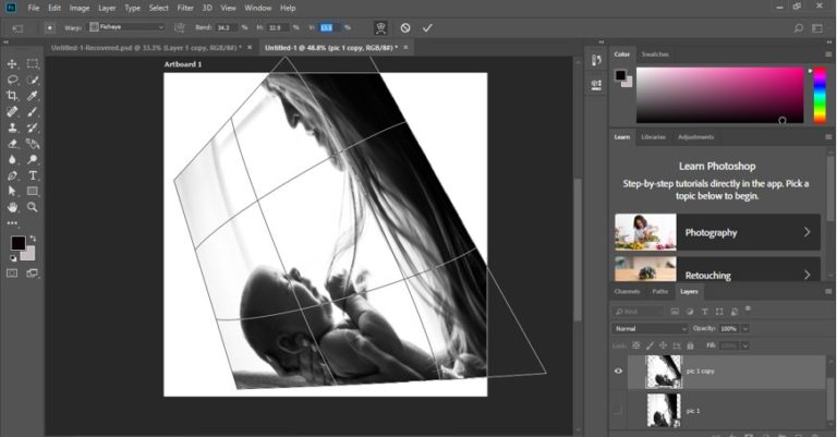 Fisheye Effect in Photoshop | Creating Fisheye Effect in your Image