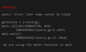 Golang Panic | How does Panic Work in Go Language with Examples