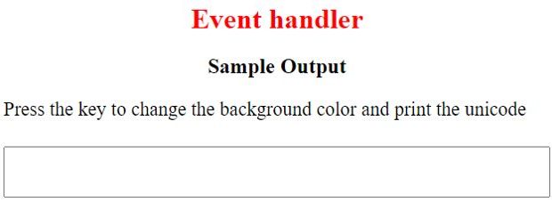 Javascript Onkeydown How Onkeydown Event Work In Javascript