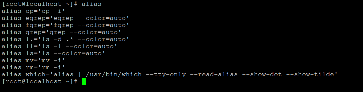 Linux Alias Command Examples On How Linux Alias Command Works