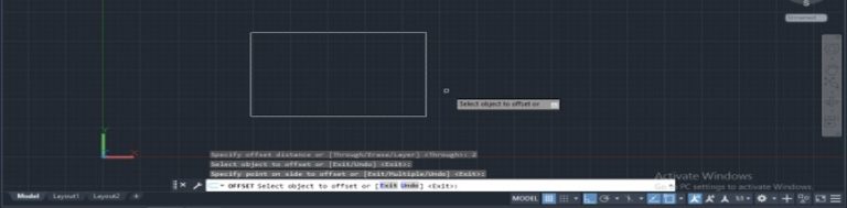 Offset in AutoCAD | Professional Drawing Work for Beginner's