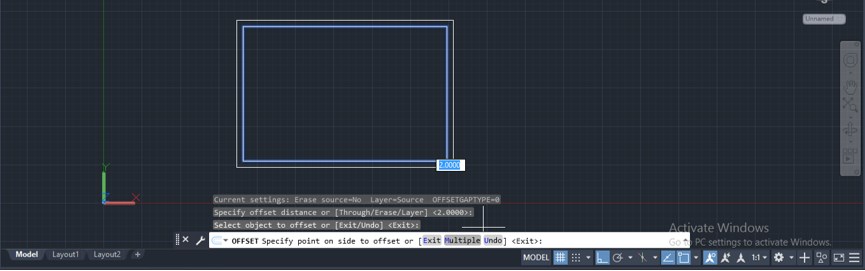 Offset In AutoCAD Professional Drawing Work For Beginner s