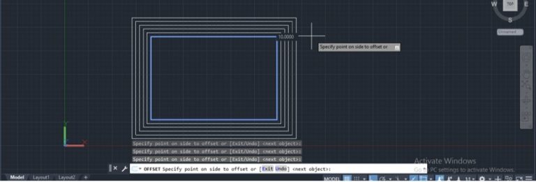 Offset in AutoCAD | Professional Drawing Work for Beginner's