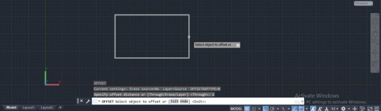 Offset in AutoCAD | Professional Drawing Work for Beginner's