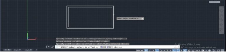 Offset in AutoCAD | Professional Drawing Work for Beginner's