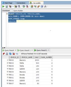 Oracle Analytic Functions | Top Most List of Oracle Analytic Functions