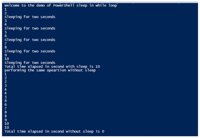 Powershell Sleep A Quick Glance Of Powershell Sleep With Examples