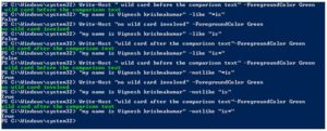 PowerShell not like | A Quick Glance of PowerShell not like