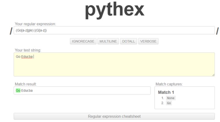 Python Regex Tester Testing Regular Expressions Regex Tester