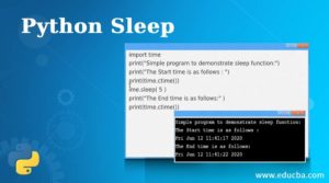 Python Sleep | Working of sleep() Function in Python (Examples)