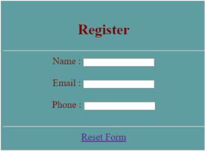 jQuery Reset Form | Implementation of jQuery Redirect Method