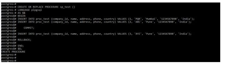 Postgresql Stored Procedures How Stored Procedures Work Examples