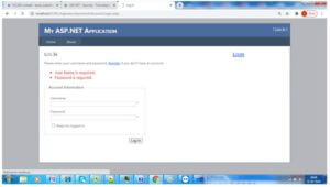 Authentication in ASP.NET | Example of Authentication in ASP.NET
