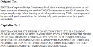 CSS Text Transform | How Does CSS Text Transform Work | Examples