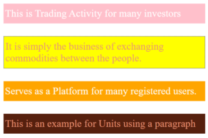 CSS Units | Different List of CSS Units with Examples