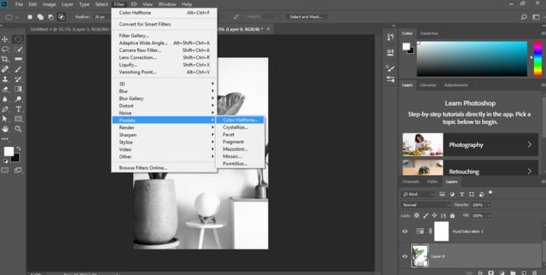 Halftone in Photoshop | How to Create Halftone Pattern in Photoshop?