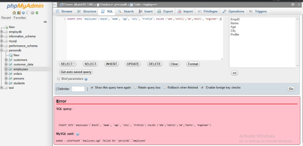 MySQL CHECK Constraint Working Of MySQL CHECK Constraint