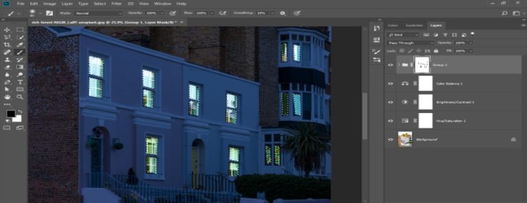 Night Effect in Photoshop | Transforming Picture from Day to Night