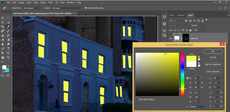 Night Effect in Photoshop | Transforming Picture from Day to Night