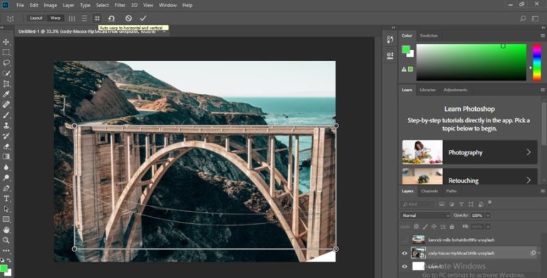 Perspective Correction in Photoshop | Applying Perspective Correction