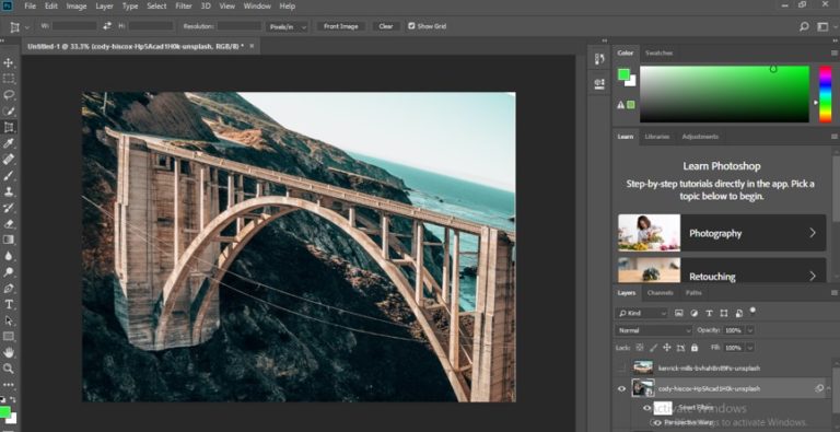 Perspective Correction in Photoshop | Applying Perspective Correction