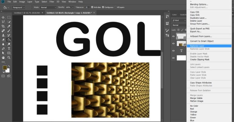 Photoshop Gold Gradient | Steps to Create Gold Gradient in Photoshop