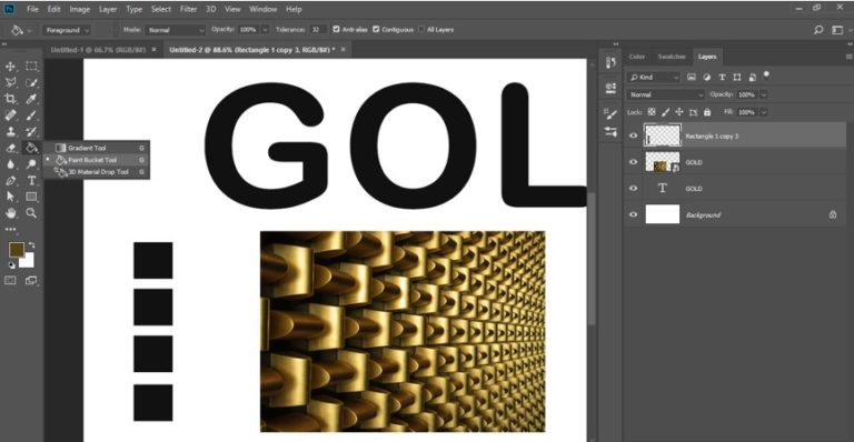 Photoshop Gold Gradient | Steps to Create Gold Gradient in Photoshop
